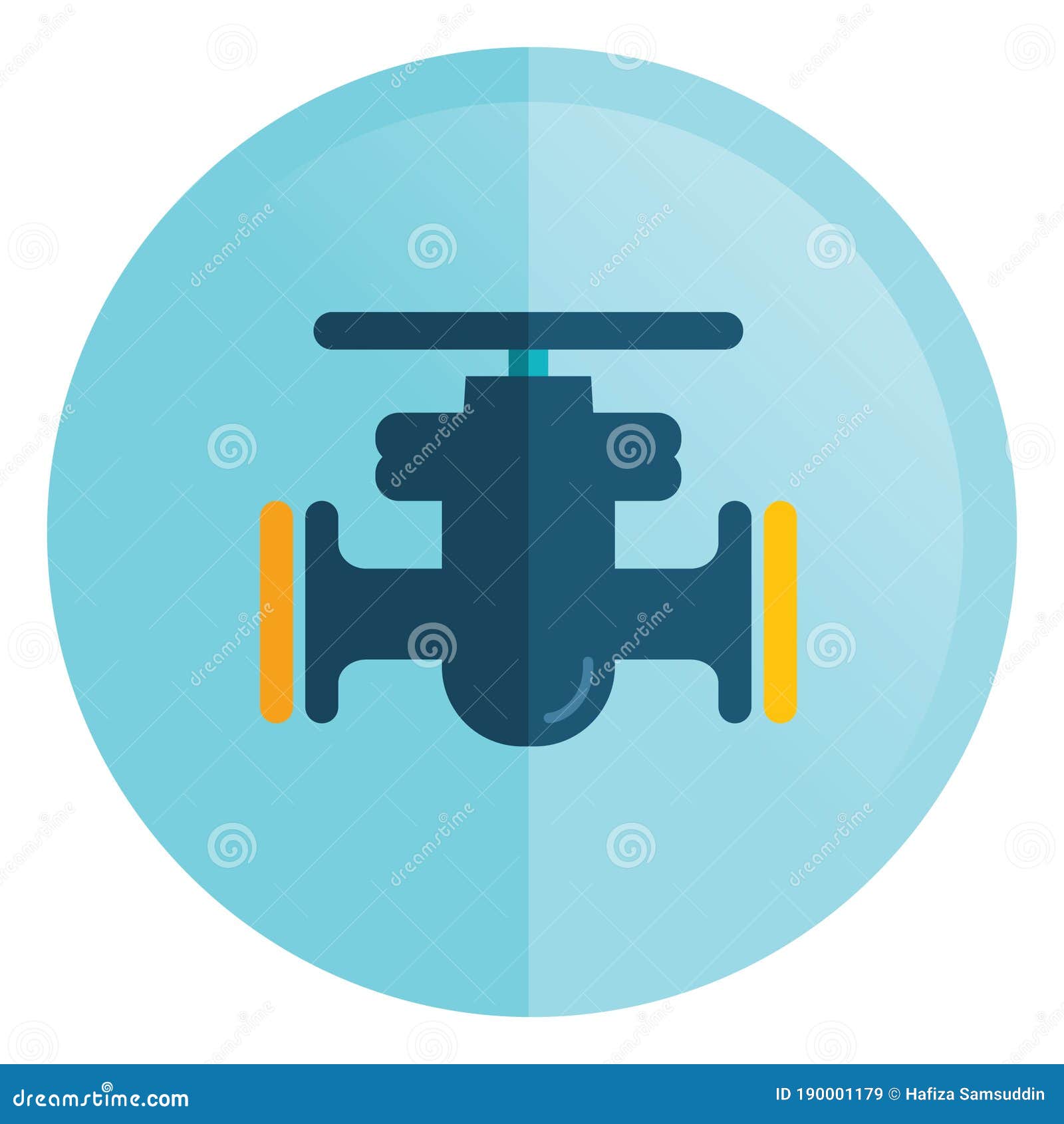 Pipe Valve. Vector Illustration Decorative Design Stock Vector ...