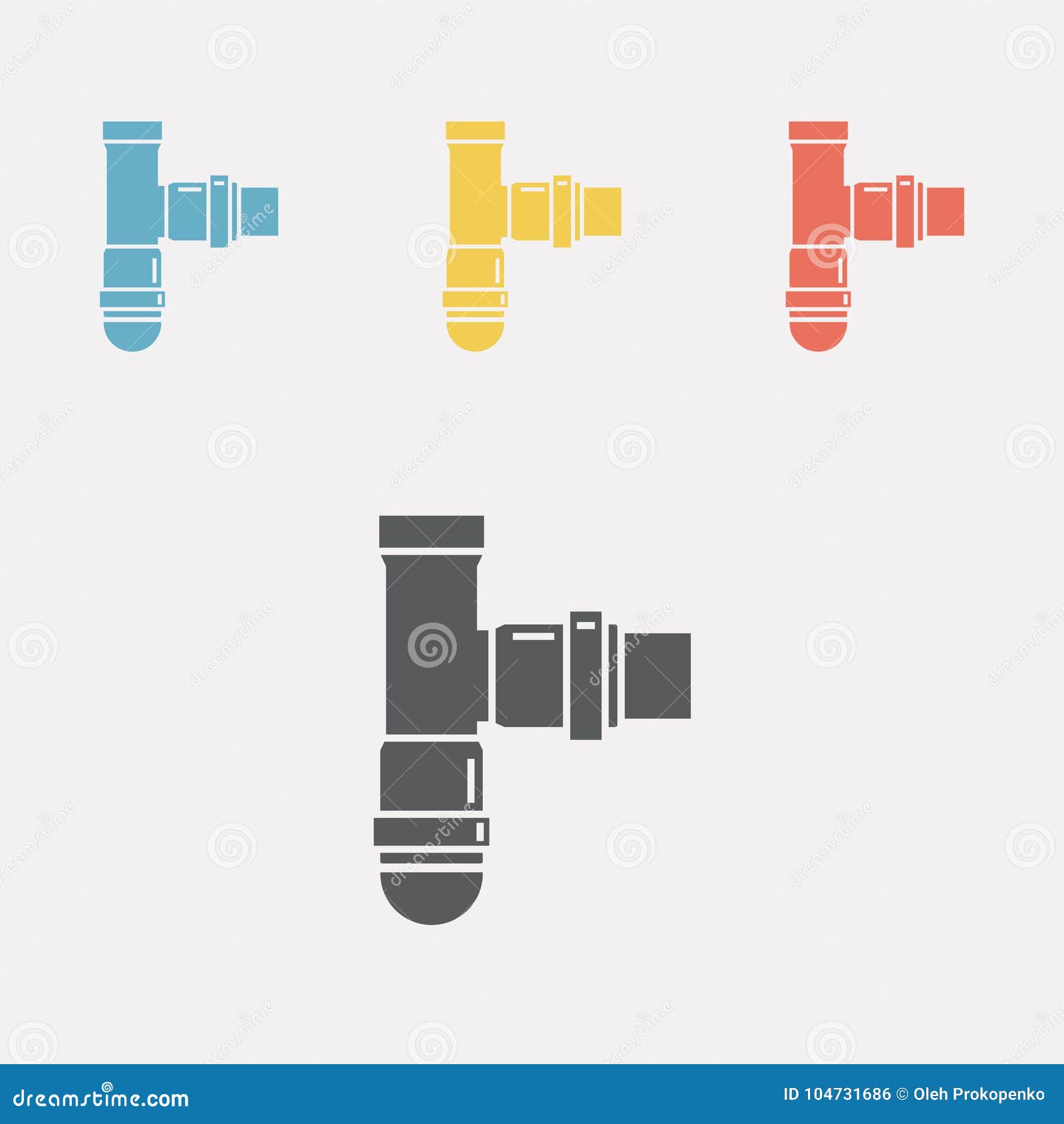 Pipe web icon stock vector. Illustration of pressure - 104731686