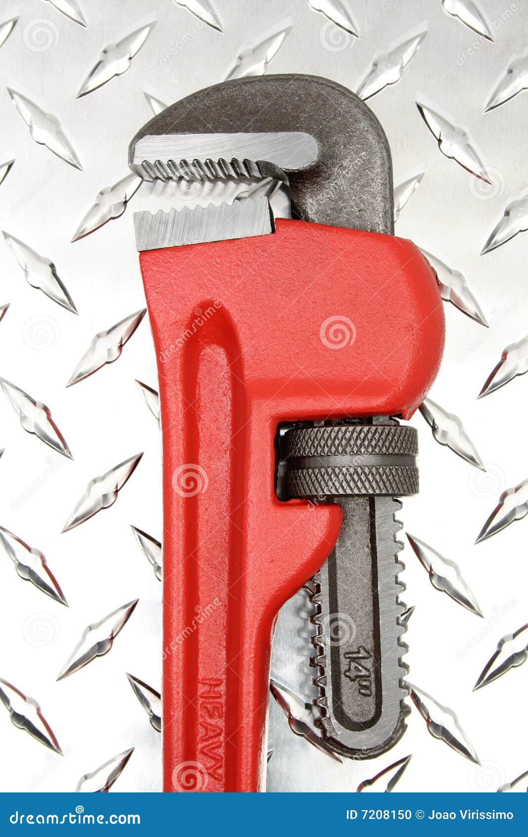 Pipe Wrench stock photo. Image of metal, industrial, equipment - 7208150