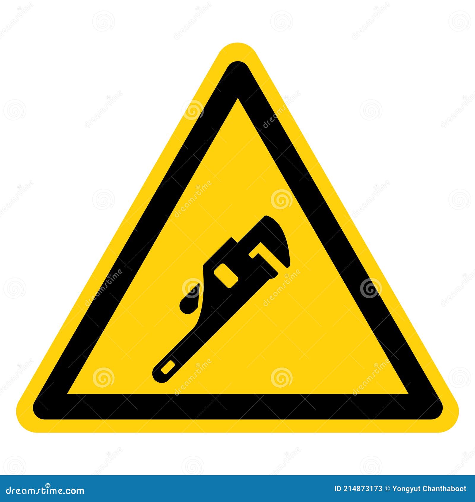 Pipe Wrench Symbol Sign,Vector Illustration, Isolate on White ...