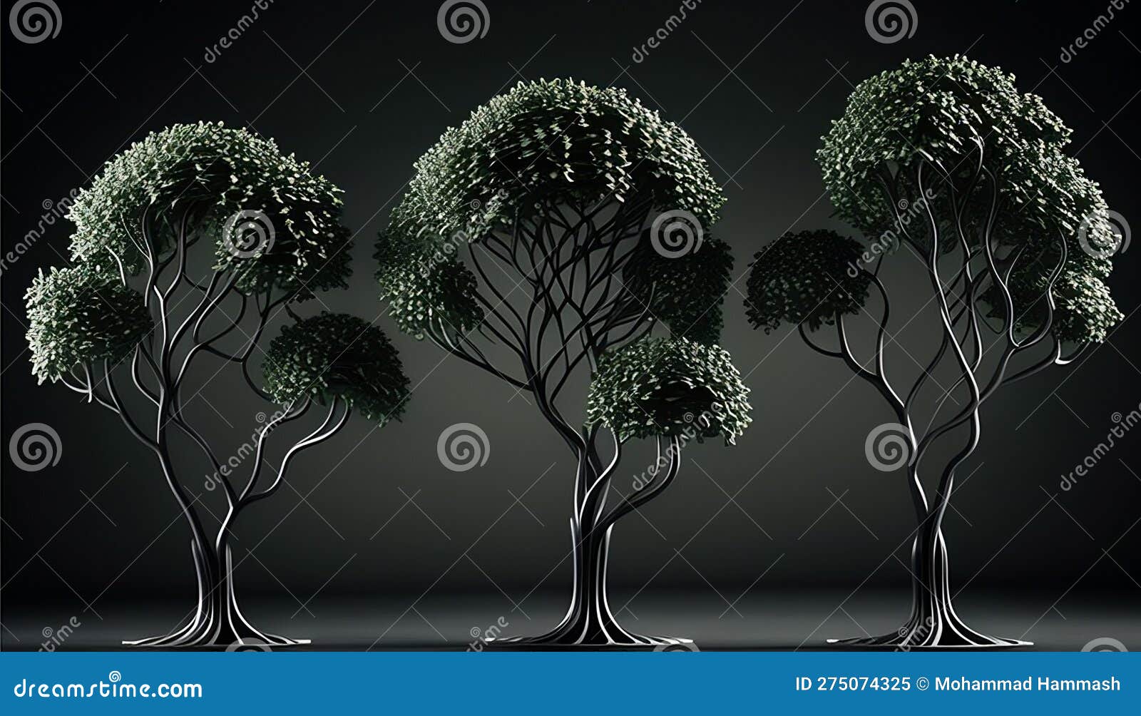 Piped Trees: a Futuristic Design of Artificial Foliage, Made with ...