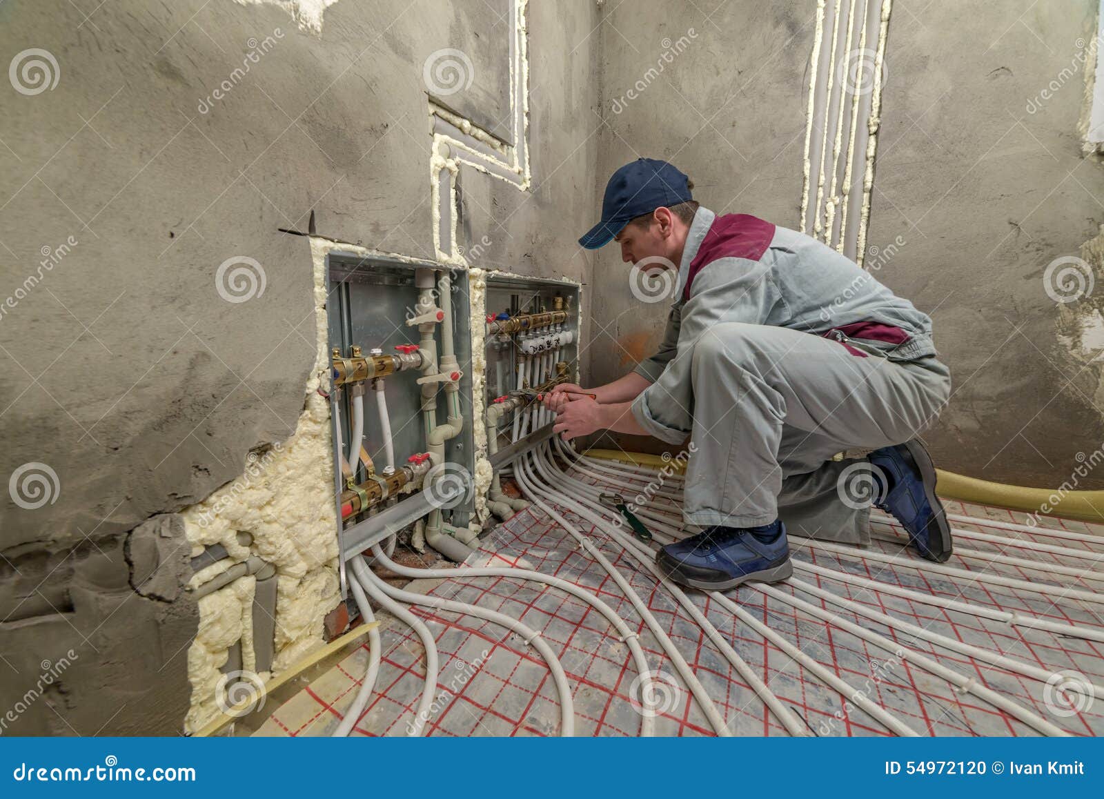 Pipefitter stock photo. Image of regulator, arranging - 54972120