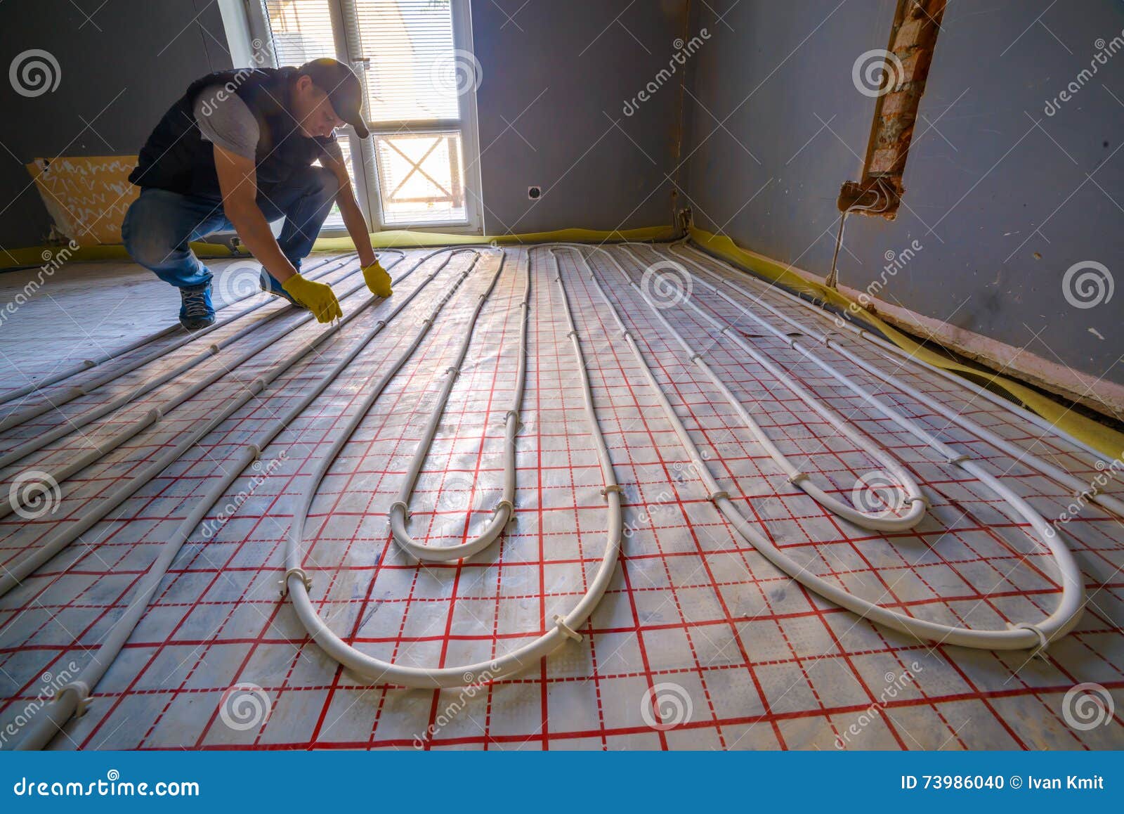 Pipefitter stock photo. Image of repairman, pipefitter - 73986040