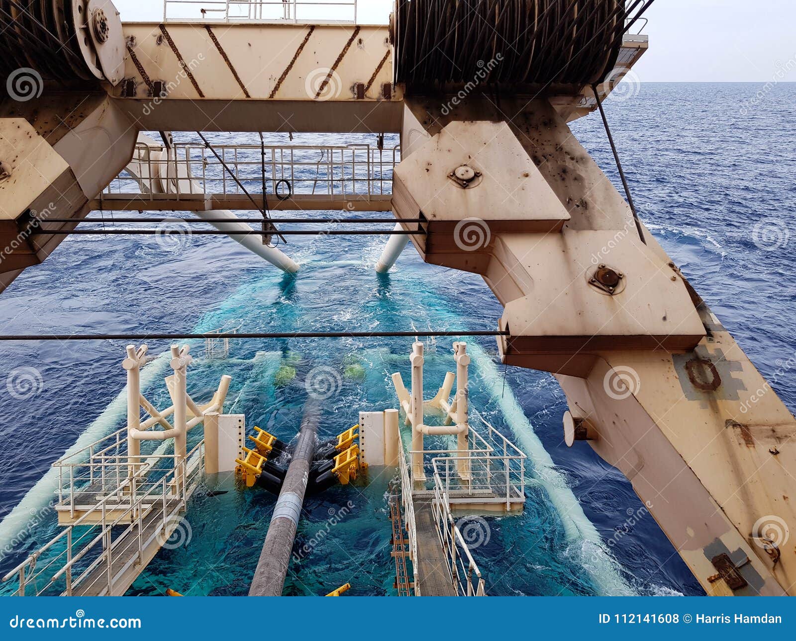 Subsea Modules Are Part Of A New Offshore Production Platform During ...