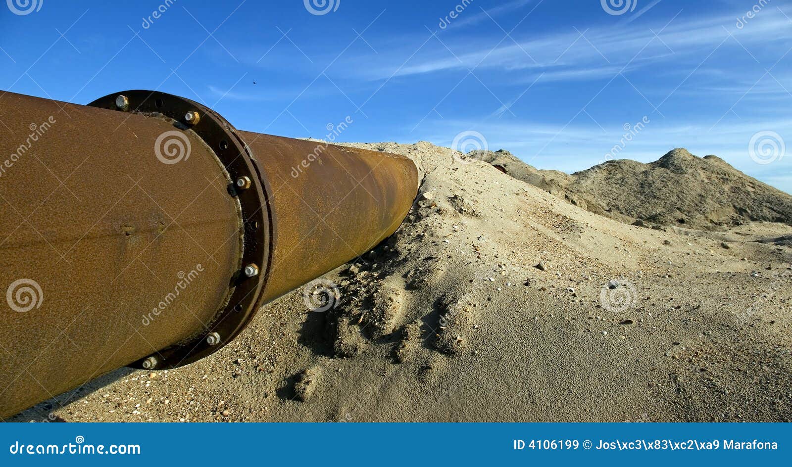 Pipeline stock image. Image of metal, industrial, environment - 4106199