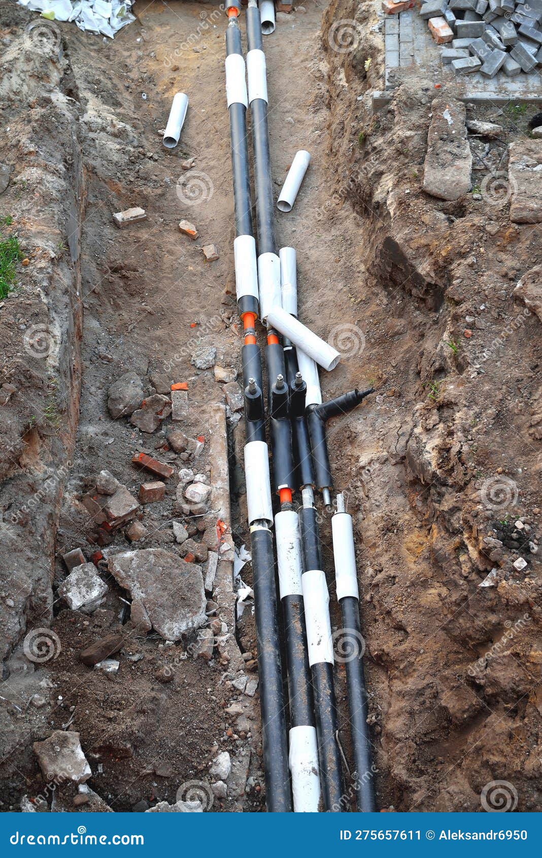 Pipeline Accident, Replacement of Old Emergency Pipes of the Water ...