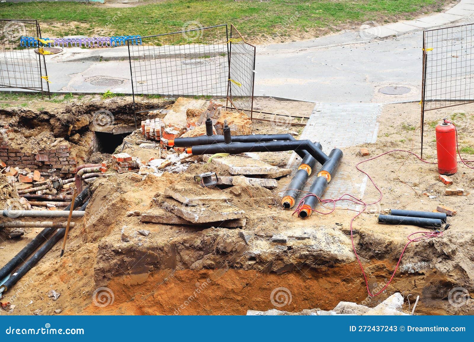 Pipeline Accident, Replacement of Old Emergency Pipes of the Water ...