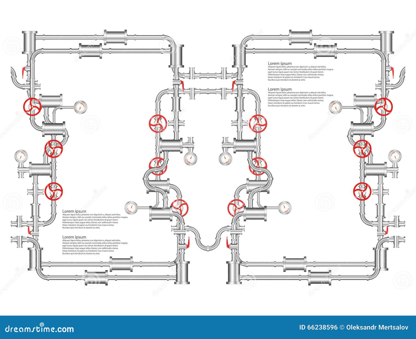 Pipeline Background Black Silhouette Vector Illustration ...
