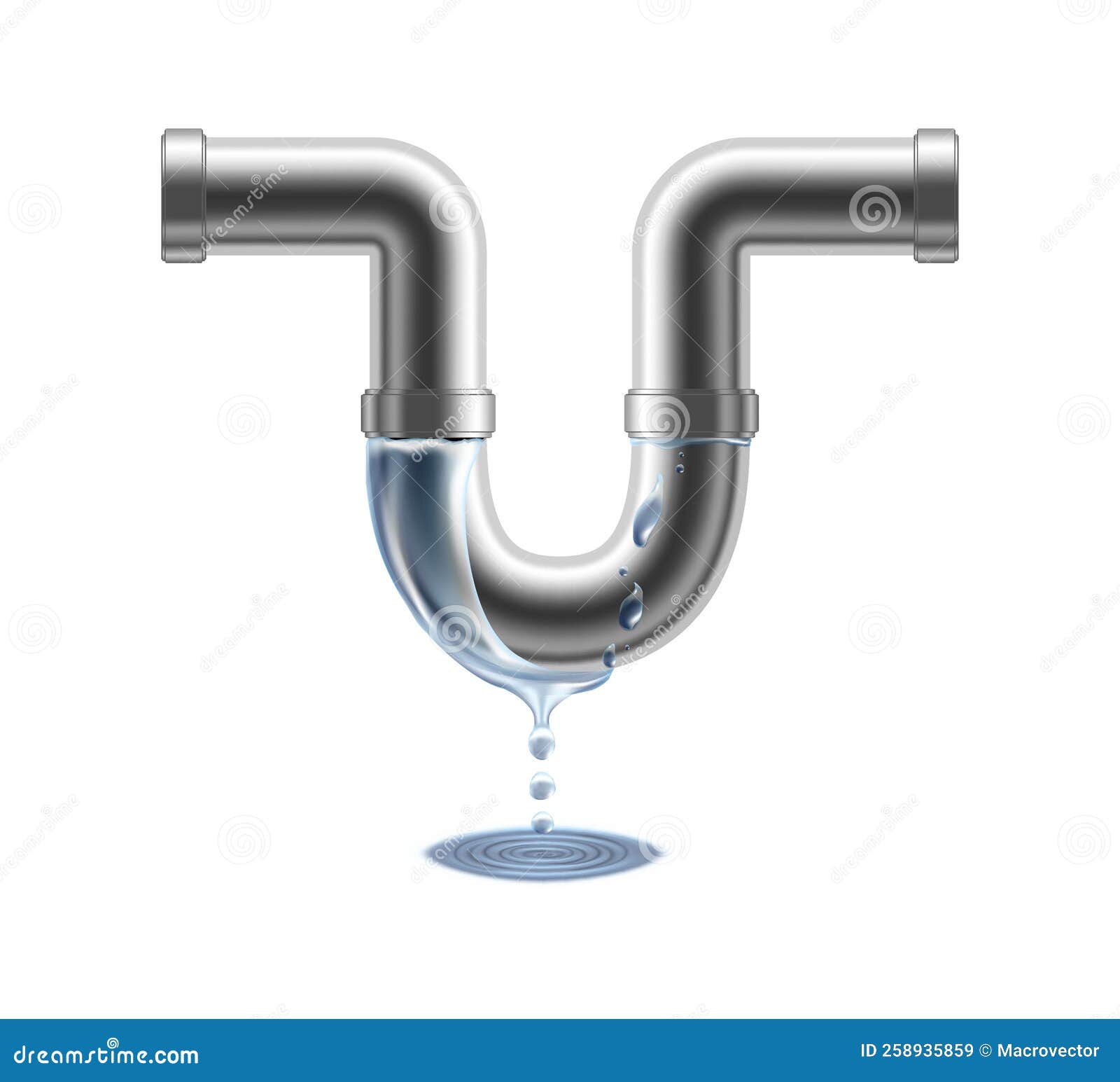 Pipeline Burst Illustration Stock Vector - Illustration of sewage ...