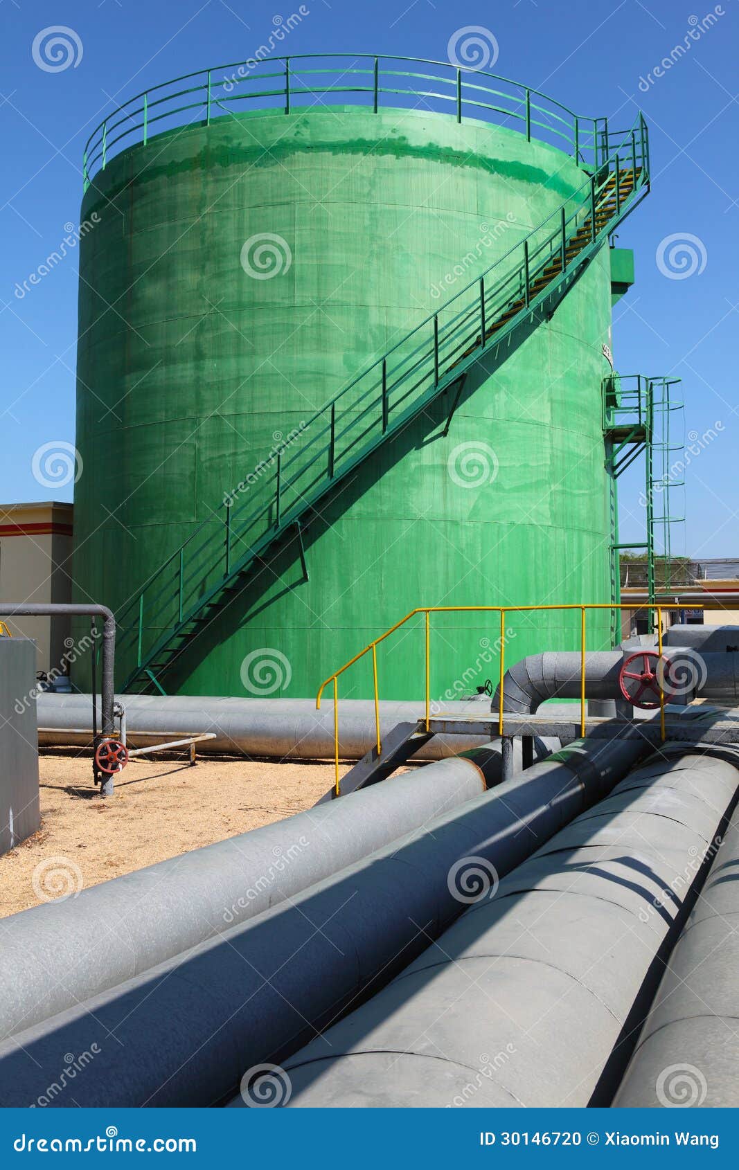 Pipeline And Storage Tanks Stock Photography | CartoonDealer.com #30146720