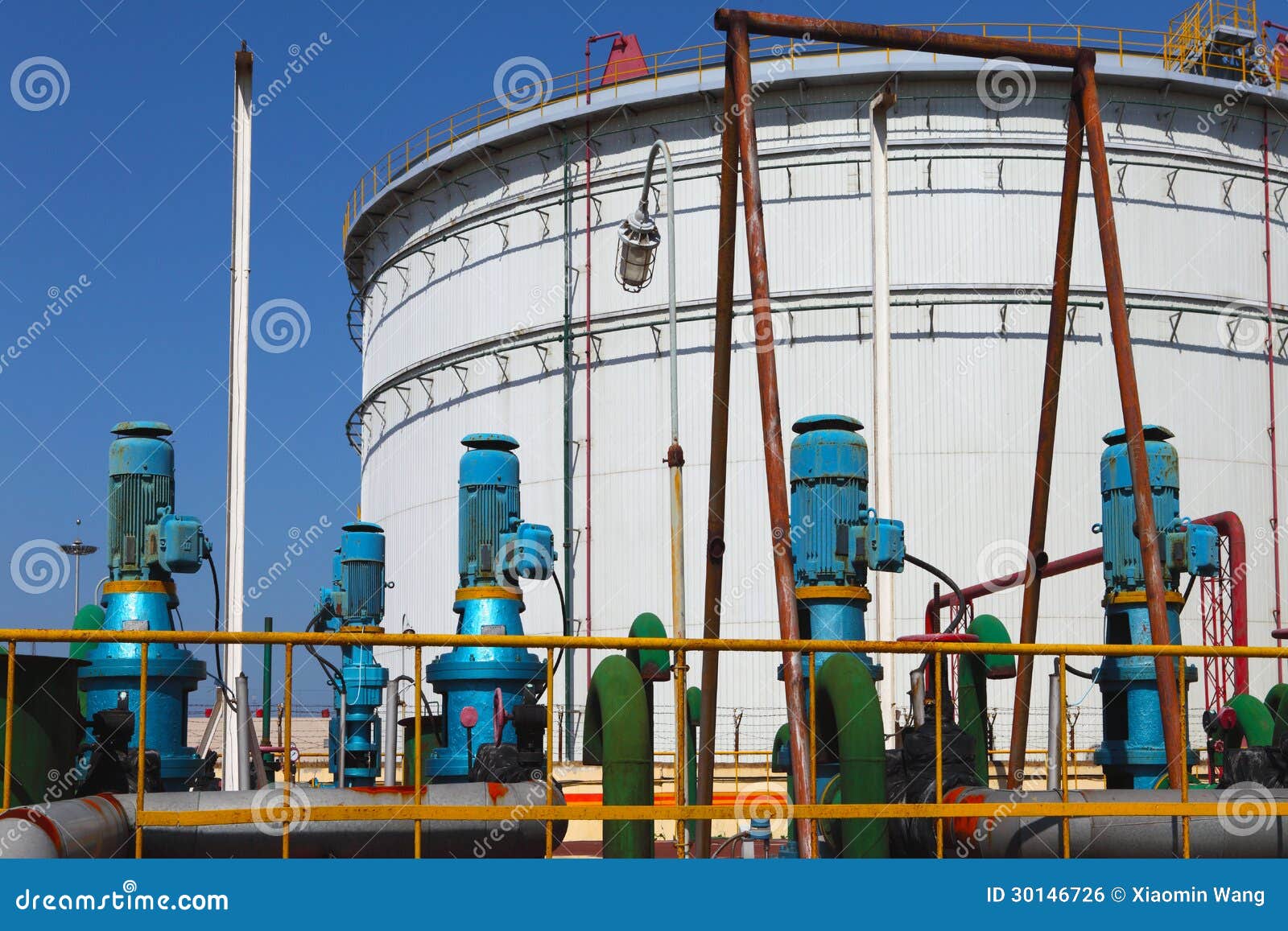 Pipeline And Storage Tanks Stock Photography | CartoonDealer.com #30146726