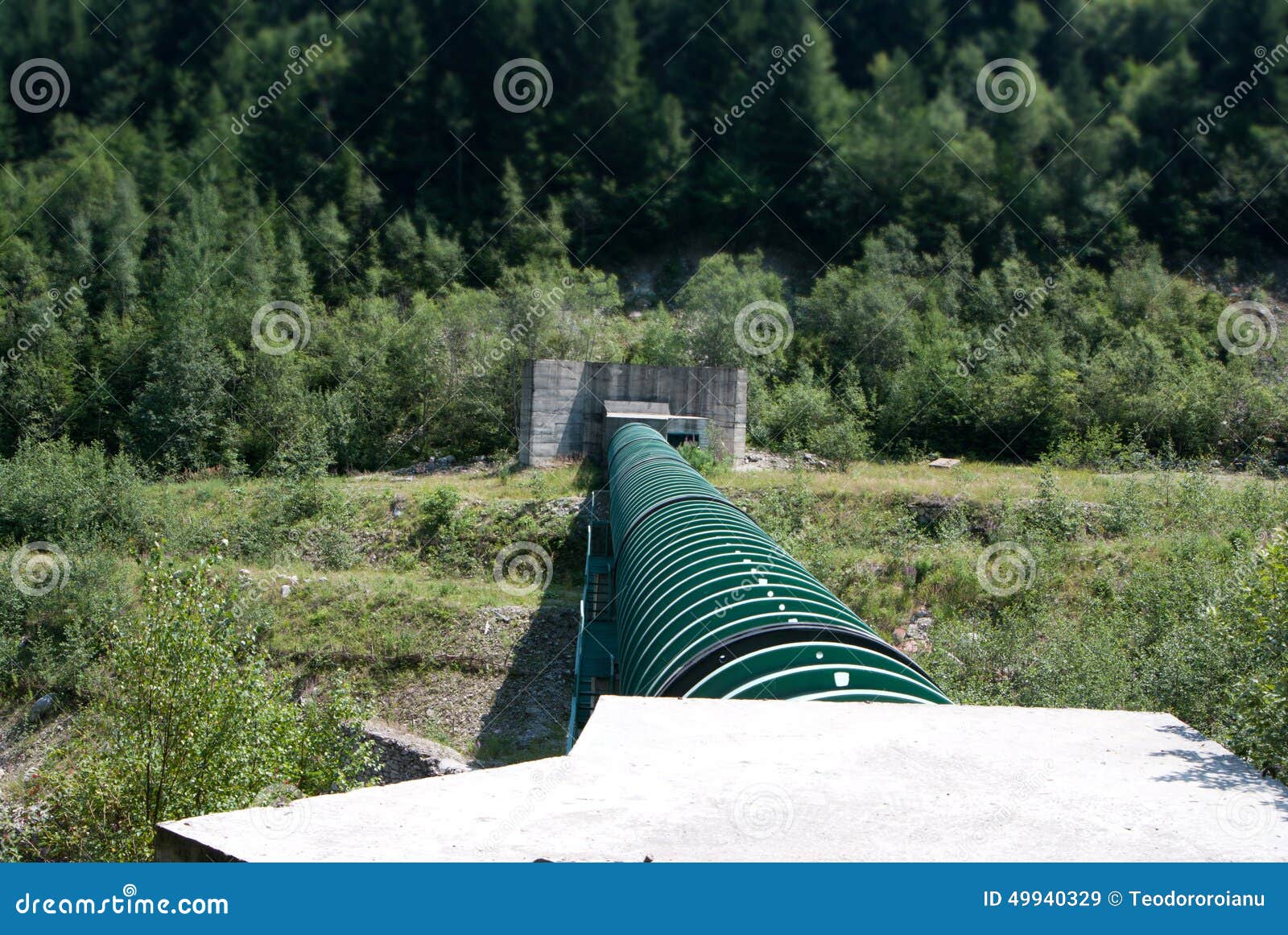 Pipeline stock image. Image of engineered, dirt, valley - 49940329