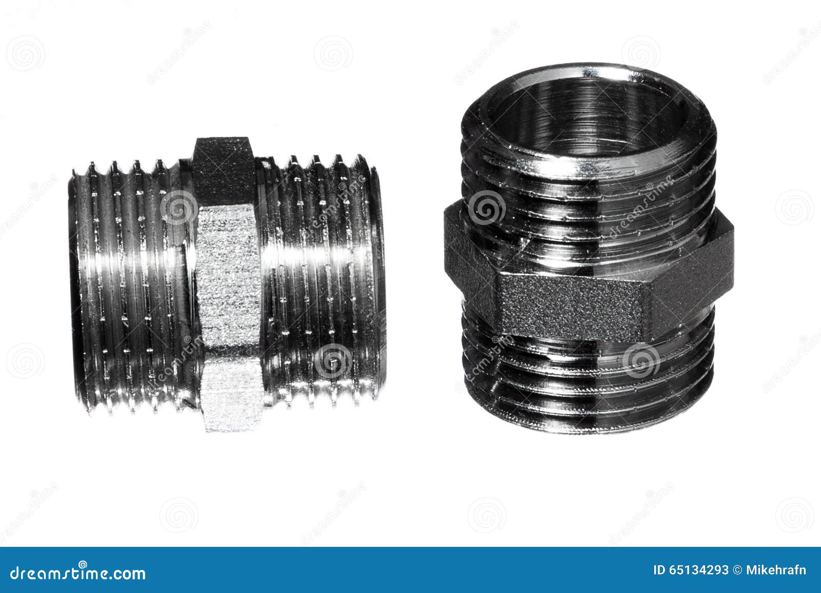Pipeline Fitting on White Background Stock Image - Image of object ...