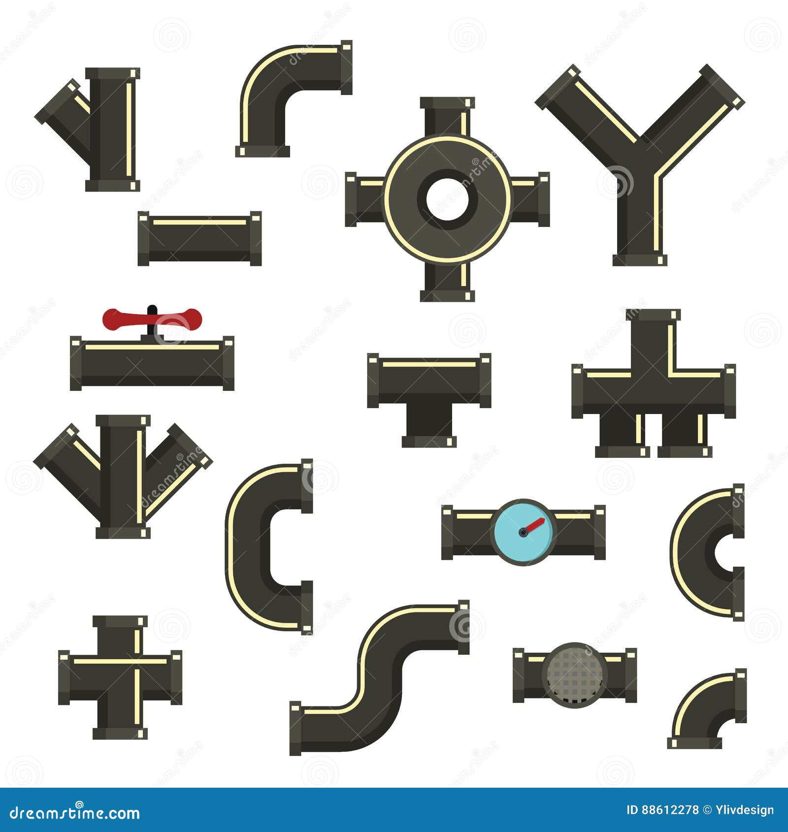 Pipeline Icons Set, Outline Style Cartoon Vector | CartoonDealer.com ... Pipeline Icons Set, Outline Style Cartoon Vector | CartoonDealer.com ...