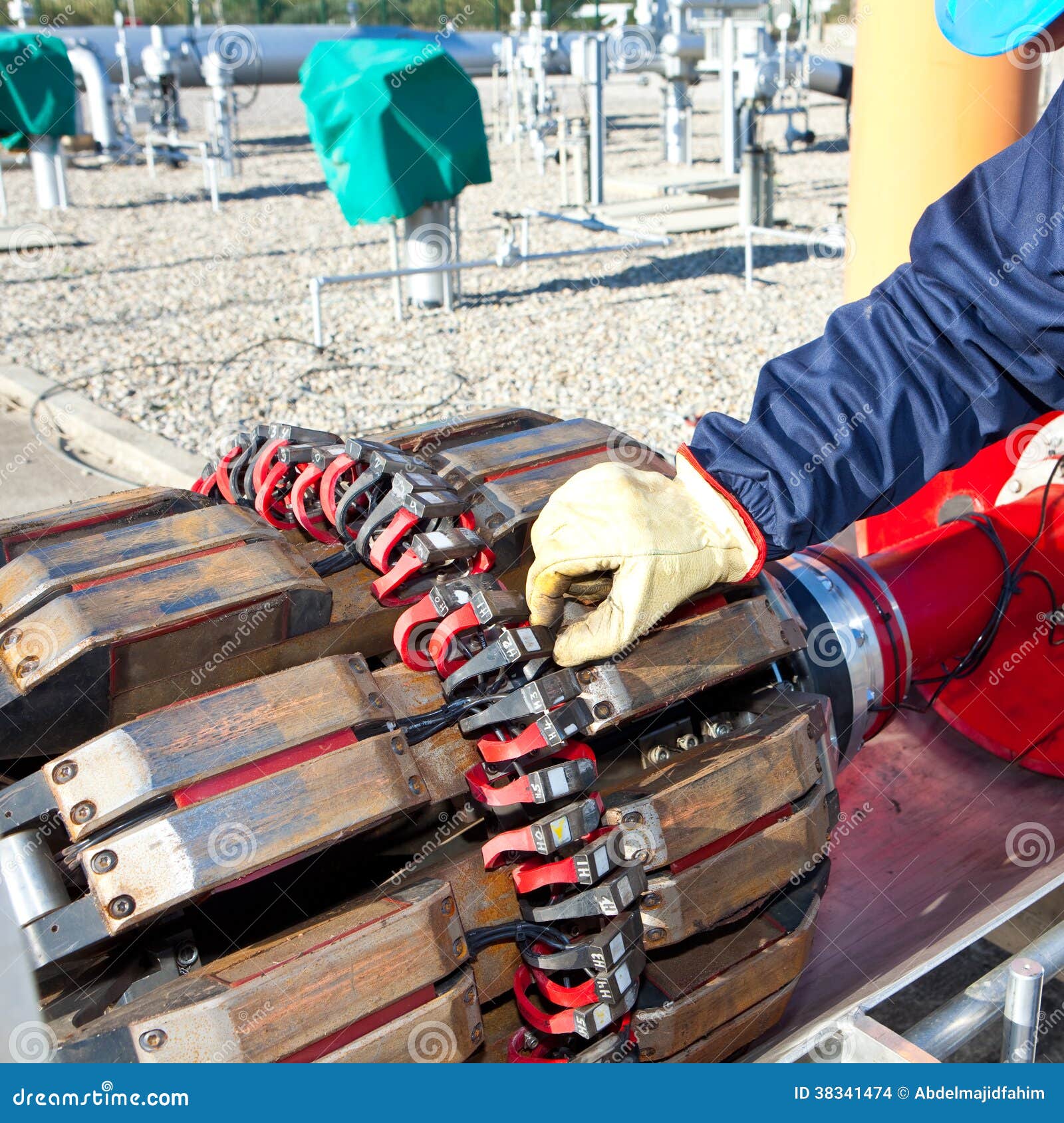 Pipeline-intelligent PIG stock photo. Image of foam, engineer - 38341474