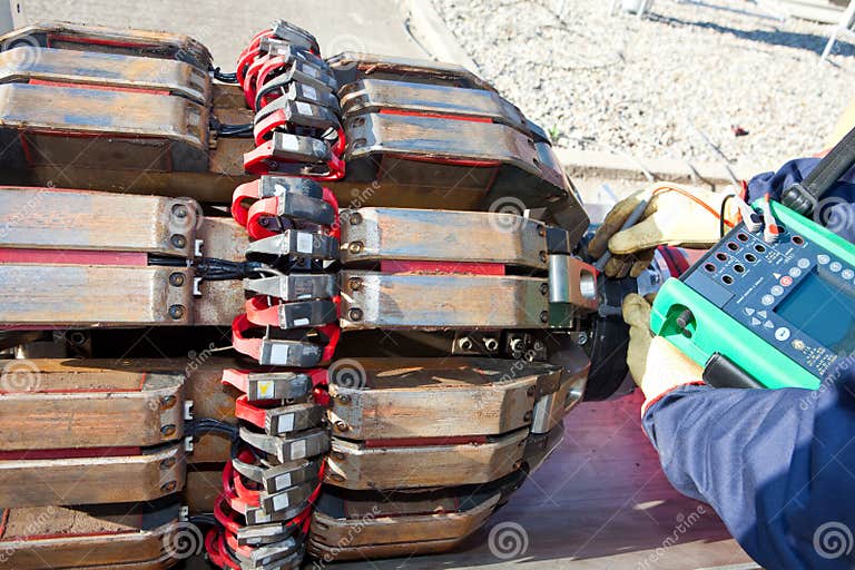 Pipeline-intelligent PIG stock image. Image of launcher - 38342141