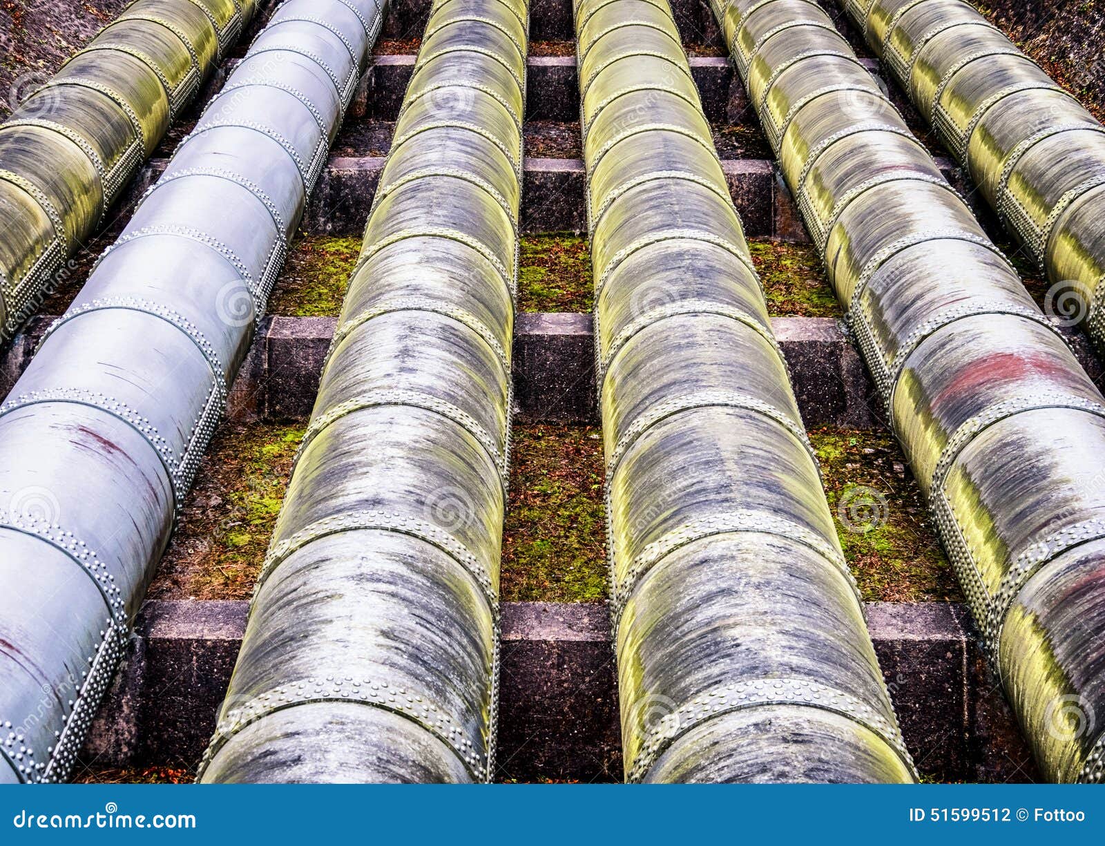 Pipeline stock photo. Image of symmetry, outdoors, rundown - 51599512