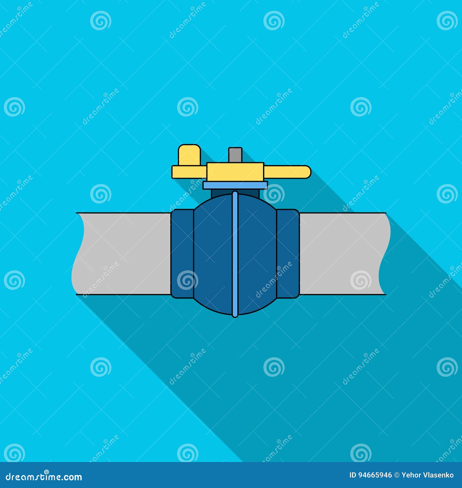 Pipeline Shutter.Oil Single Icon in Flat Style Vector Symbol Stock ...