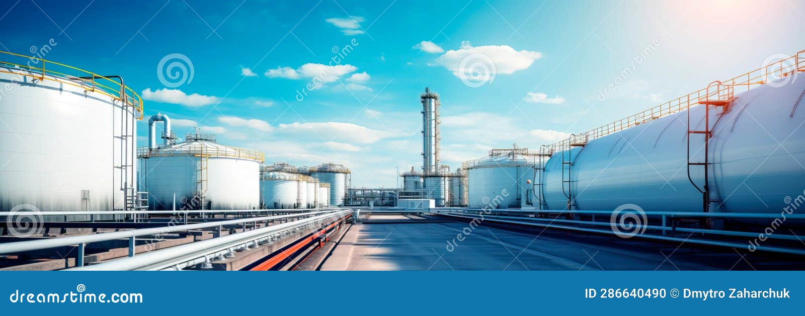 Pipeline Terminal, Where Materials are Stored before Distribution ...