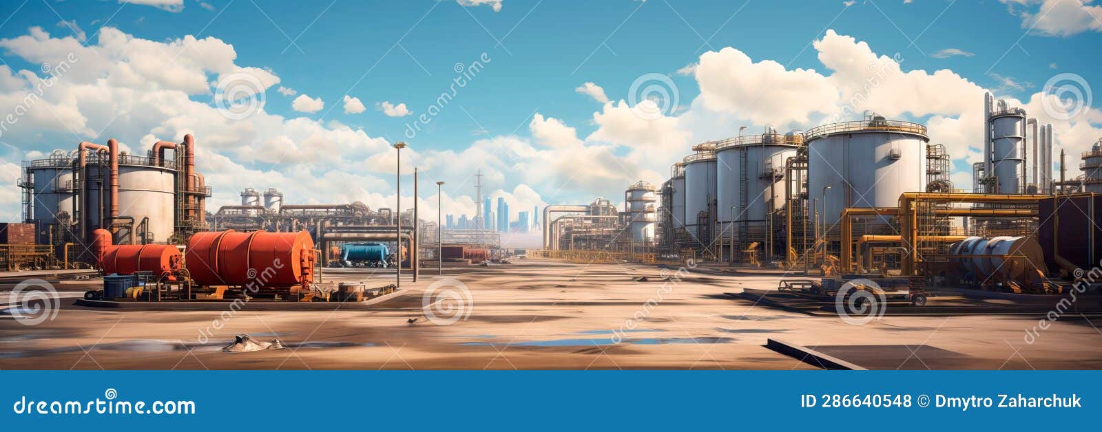 Pipeline Terminal, Where Materials are Stored before Distribution ...