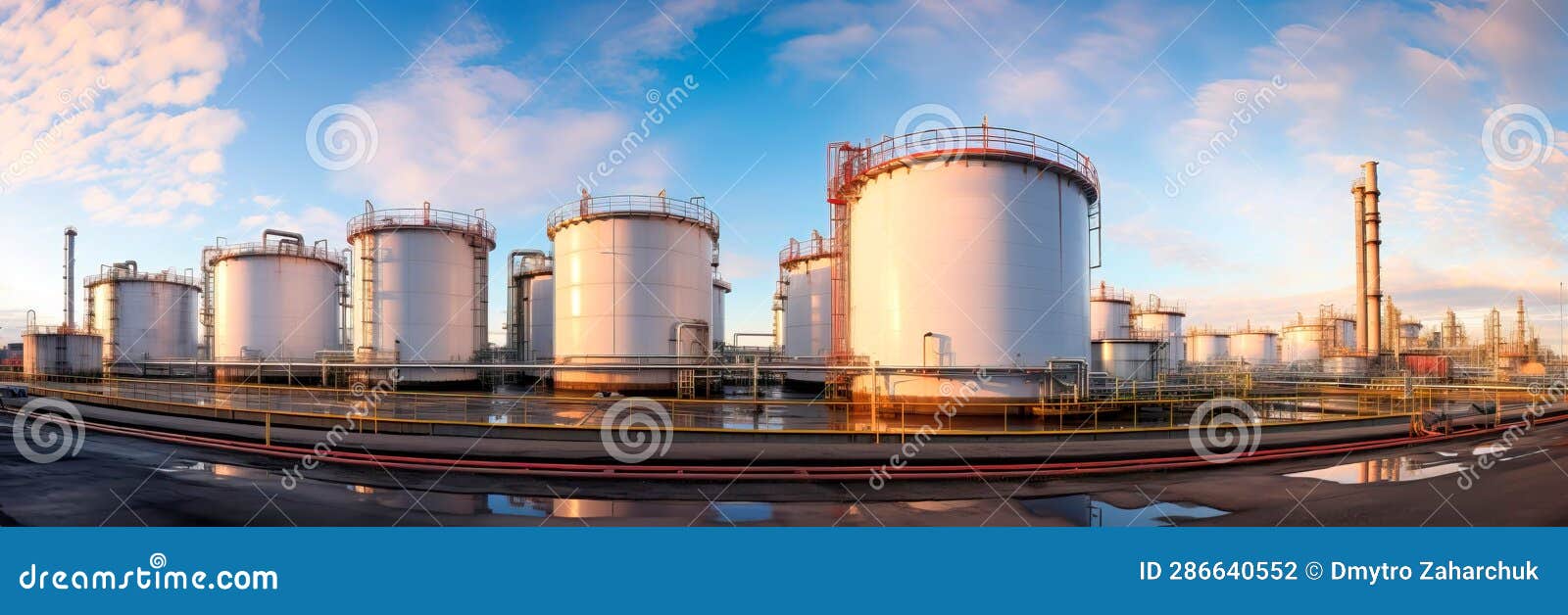 Pipeline Terminal, Where Materials are Stored before Distribution ...