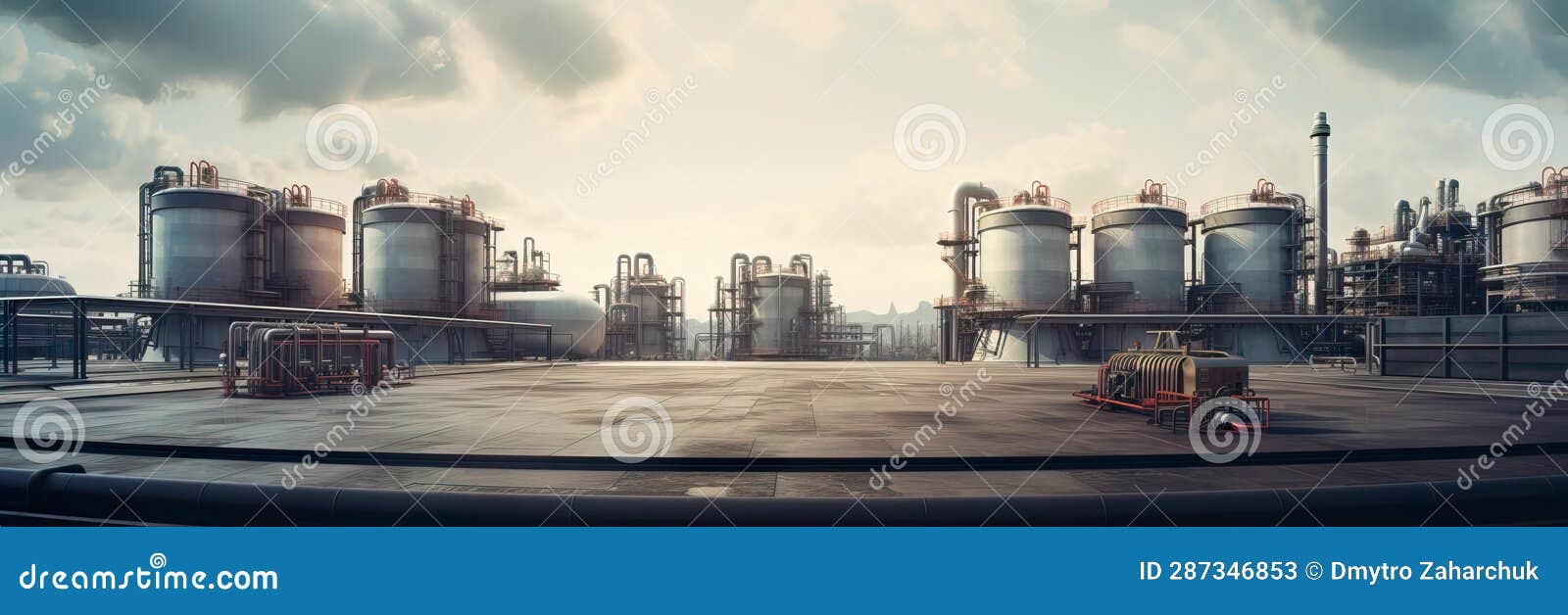 Pipeline Terminal, Where Materials are Stored before Distribution ...