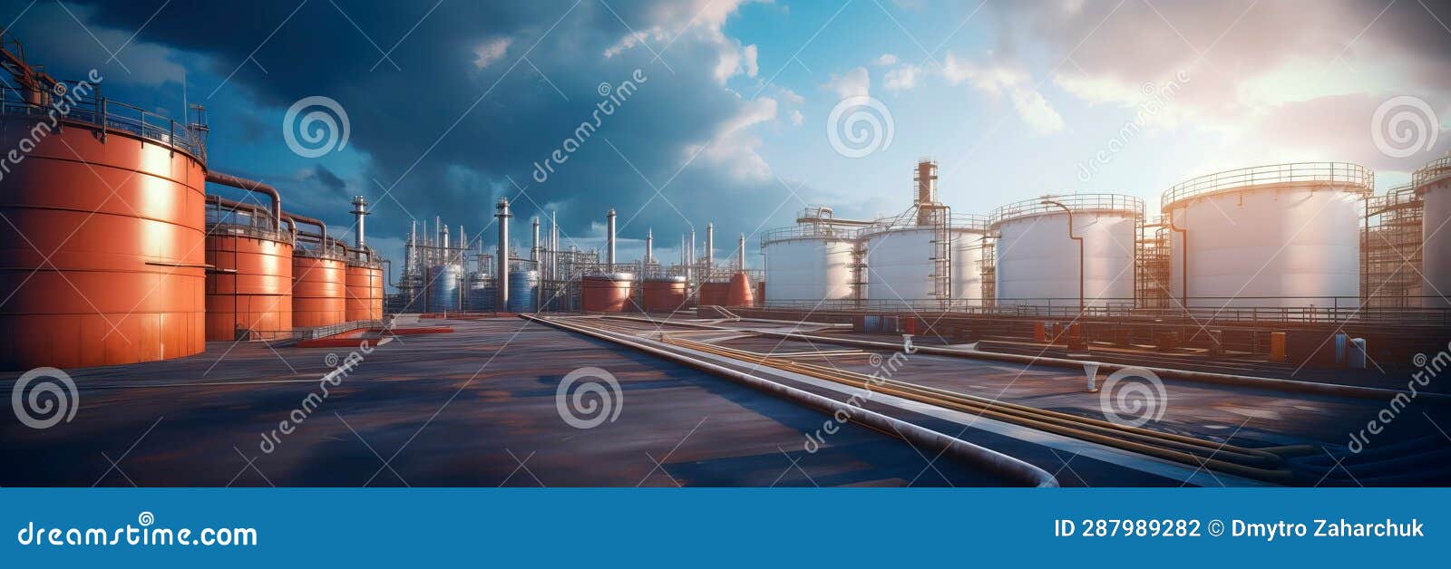 Pipeline Terminal, Where Materials are Stored before Distribution ...