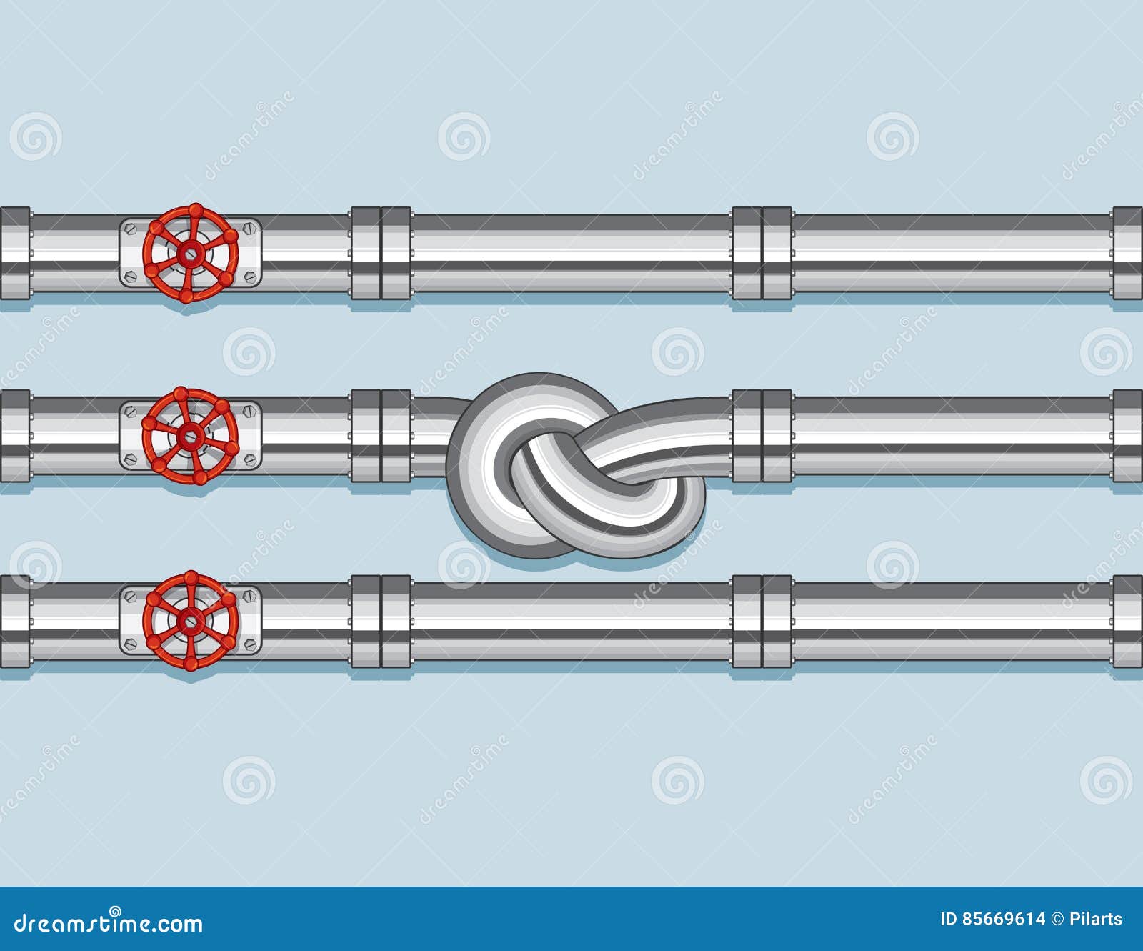Stop Tied Hands Symbol Of Violence And Bullying. Red Road Forbidding ...