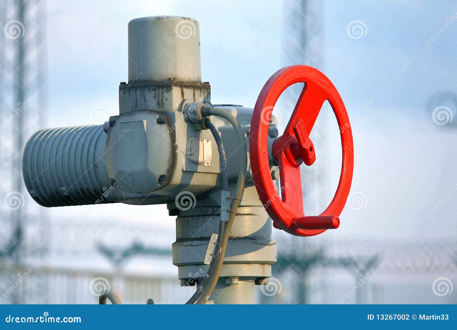 Pipeline valve stock photo. Image of industrial, valve - 13267002