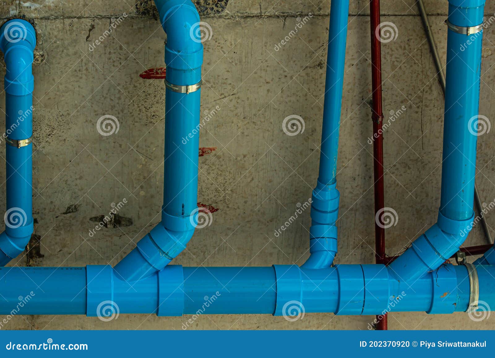 Pipeline Waste&sanitary Solide De PVC Photo stock - Image du ponceau ...