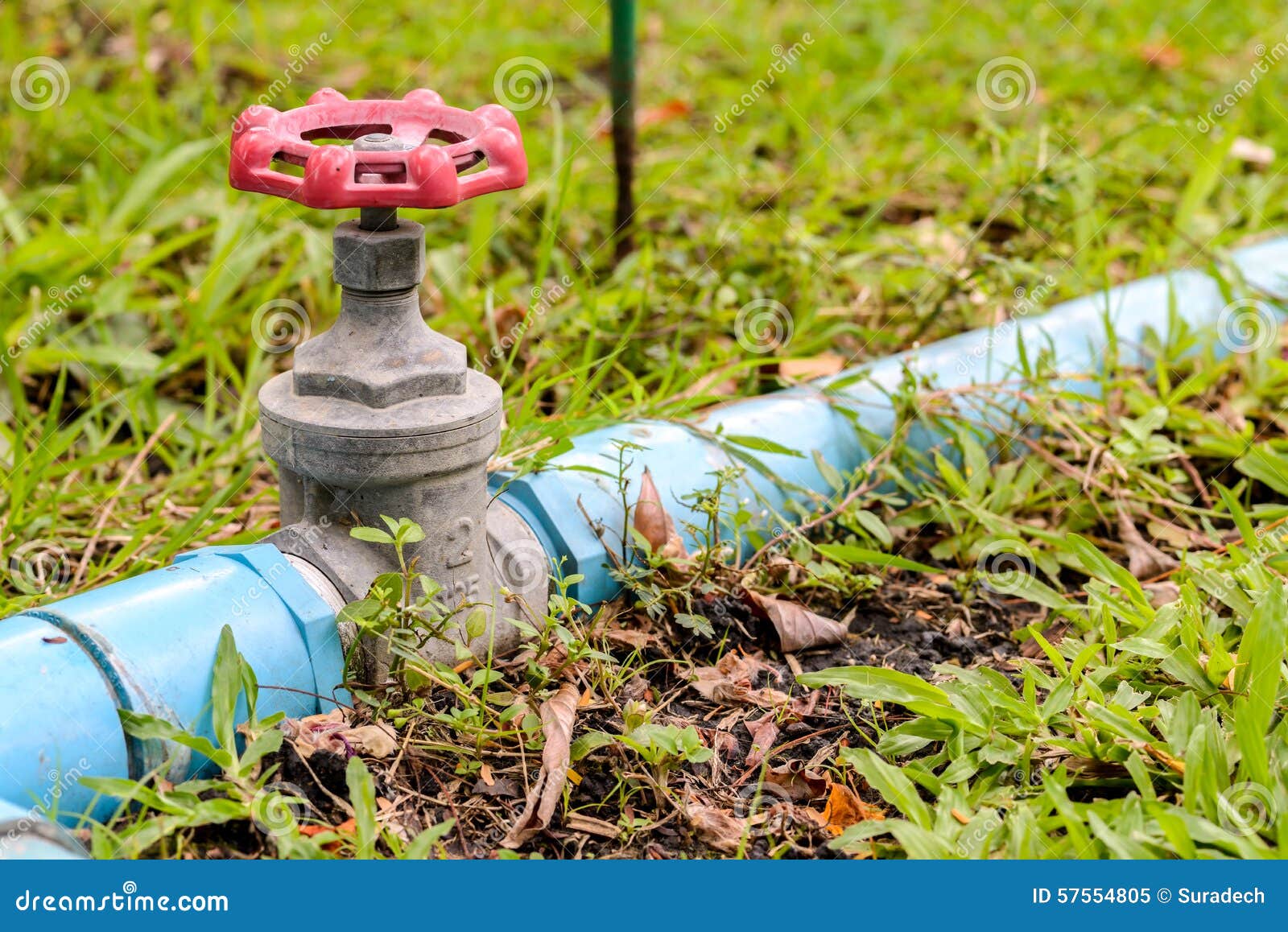 Pipeline water valve stock image. Image of flow, metal - 57554805