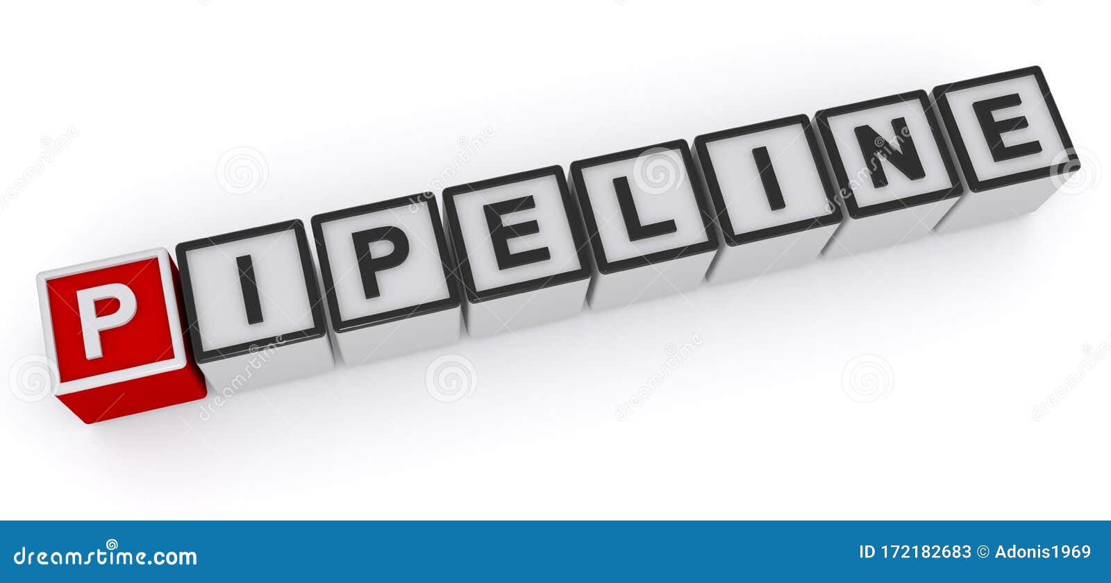 Pipeline on white stock illustration. Illustration of industrial ...