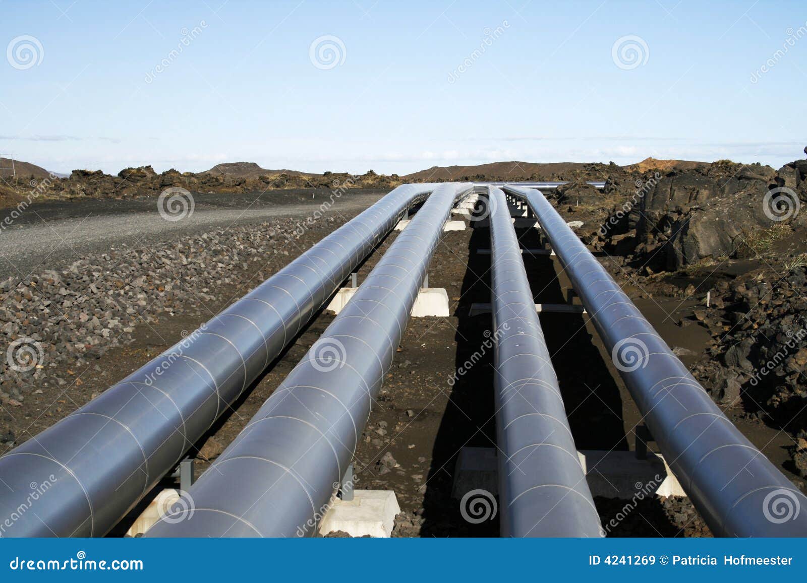 Pipelines stock image. Image of factory, energy, powerful - 4241269