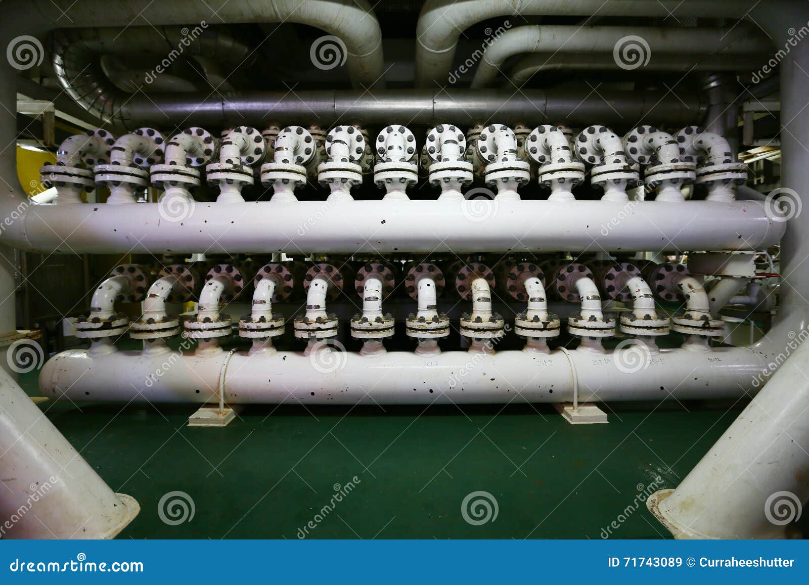 Pipelines Constructions on the Production Platform, Production Process ...