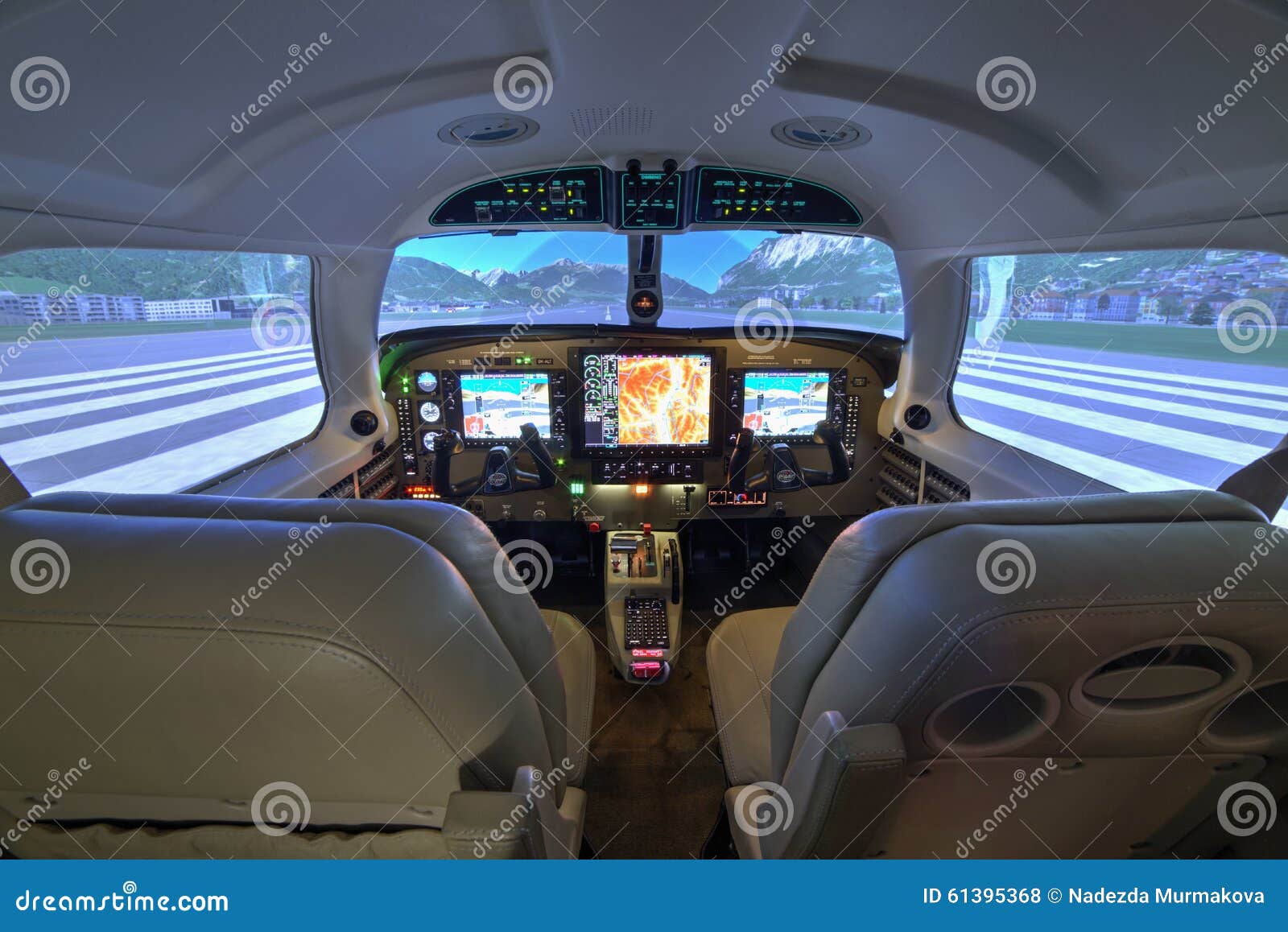 Flight Simulator Cockpit Stock Photo | CartoonDealer.com #47531682
