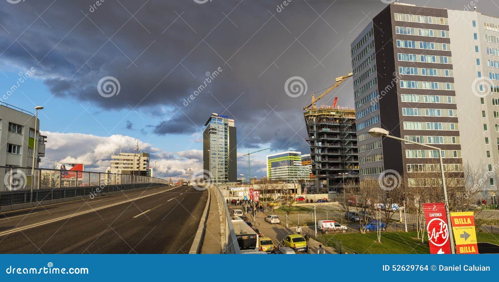 Pipera Overpass Panorama in Bucharest Editorial Stock Image - Image of ...