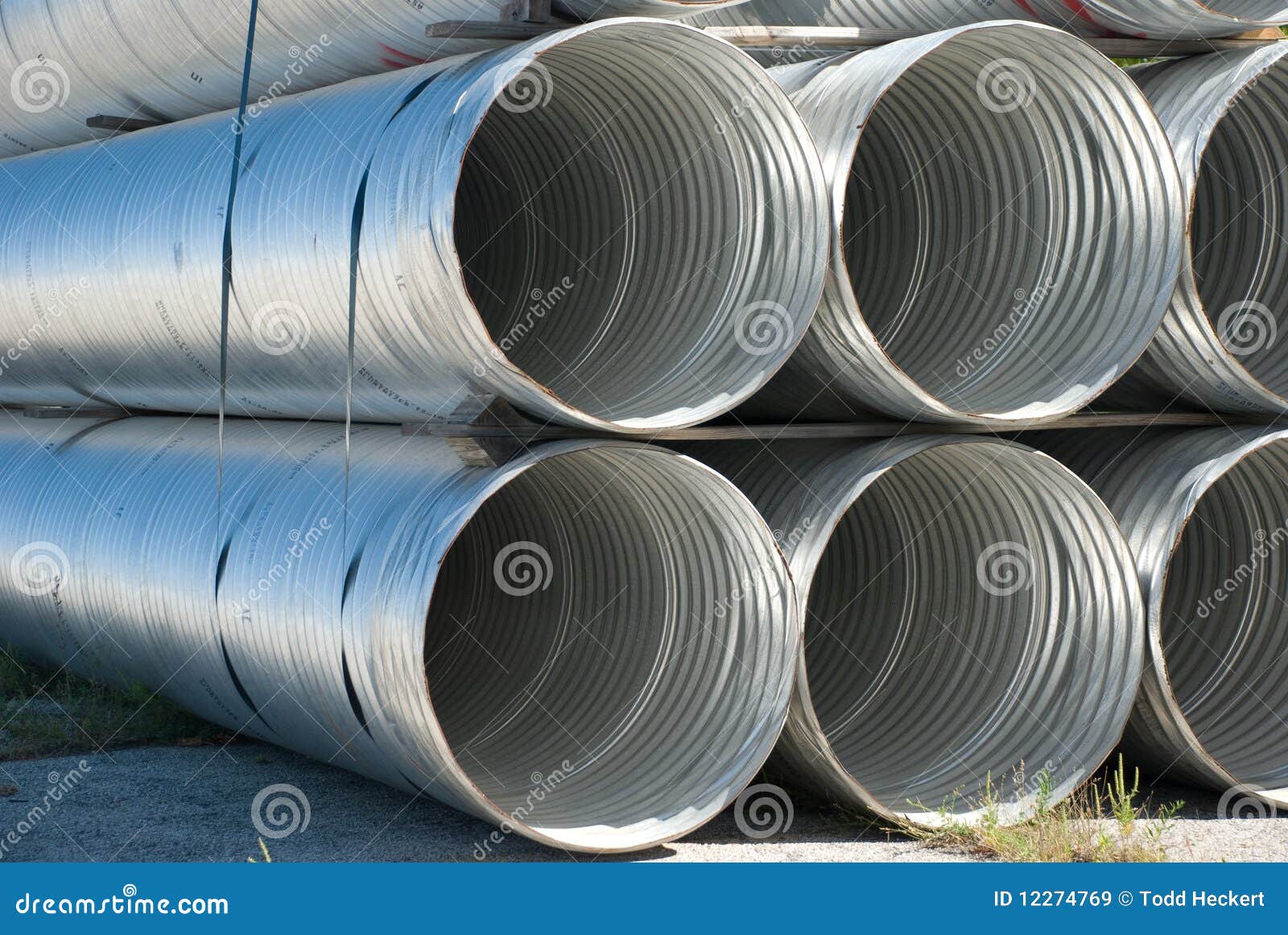 Pipes stock image. Image of underground, sewers, banded - 12274769