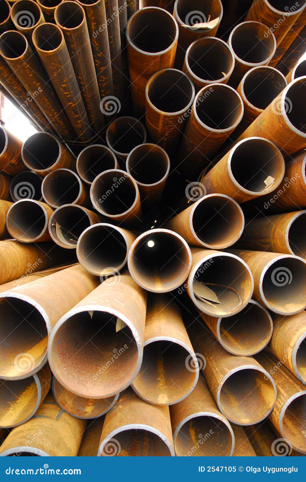 Pipes stock image. Image of bales, circles, industry, manufacturing ...