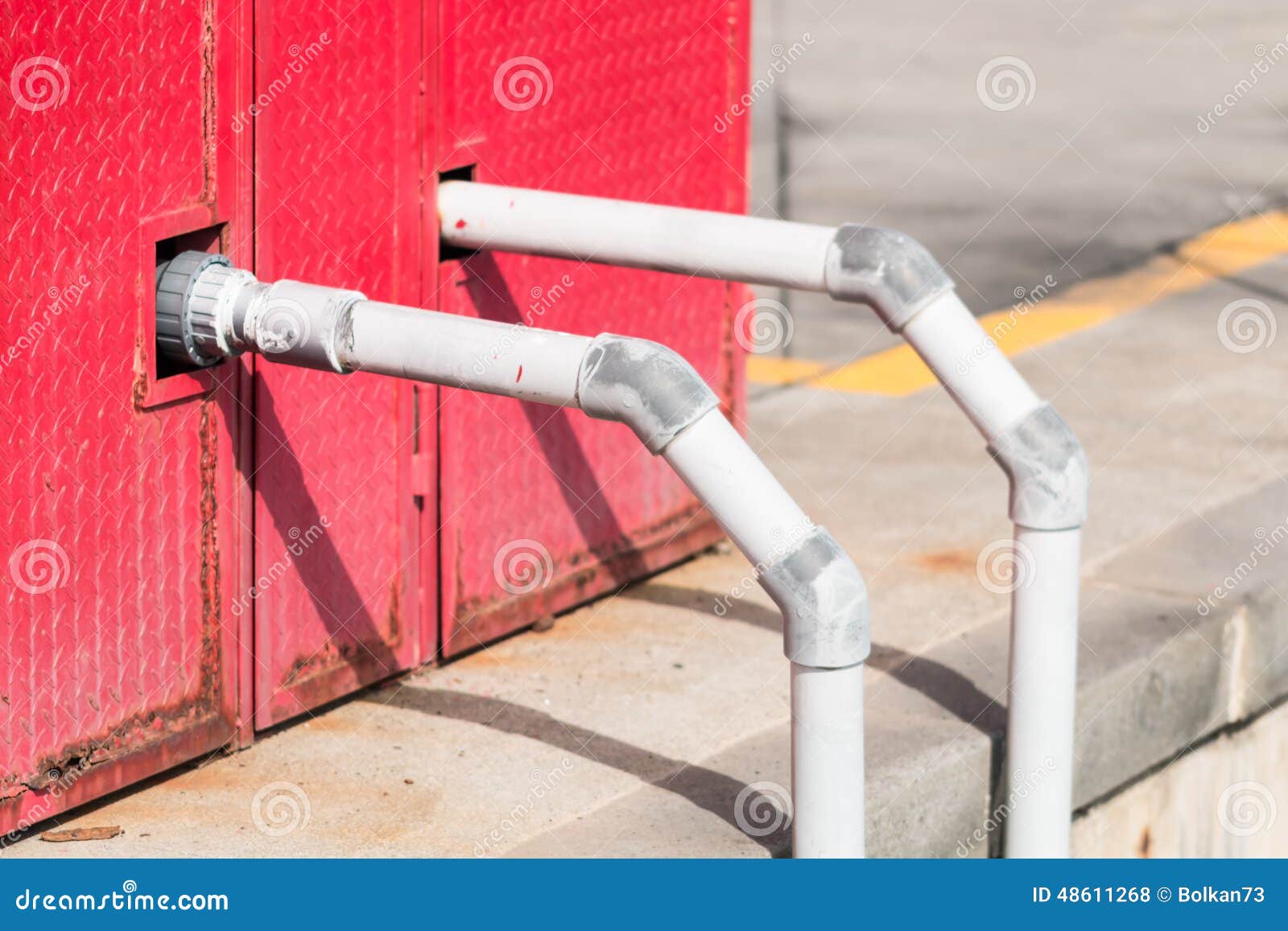 Pipes in a box stock photo. Image of line, pipeline, project - 48611268
