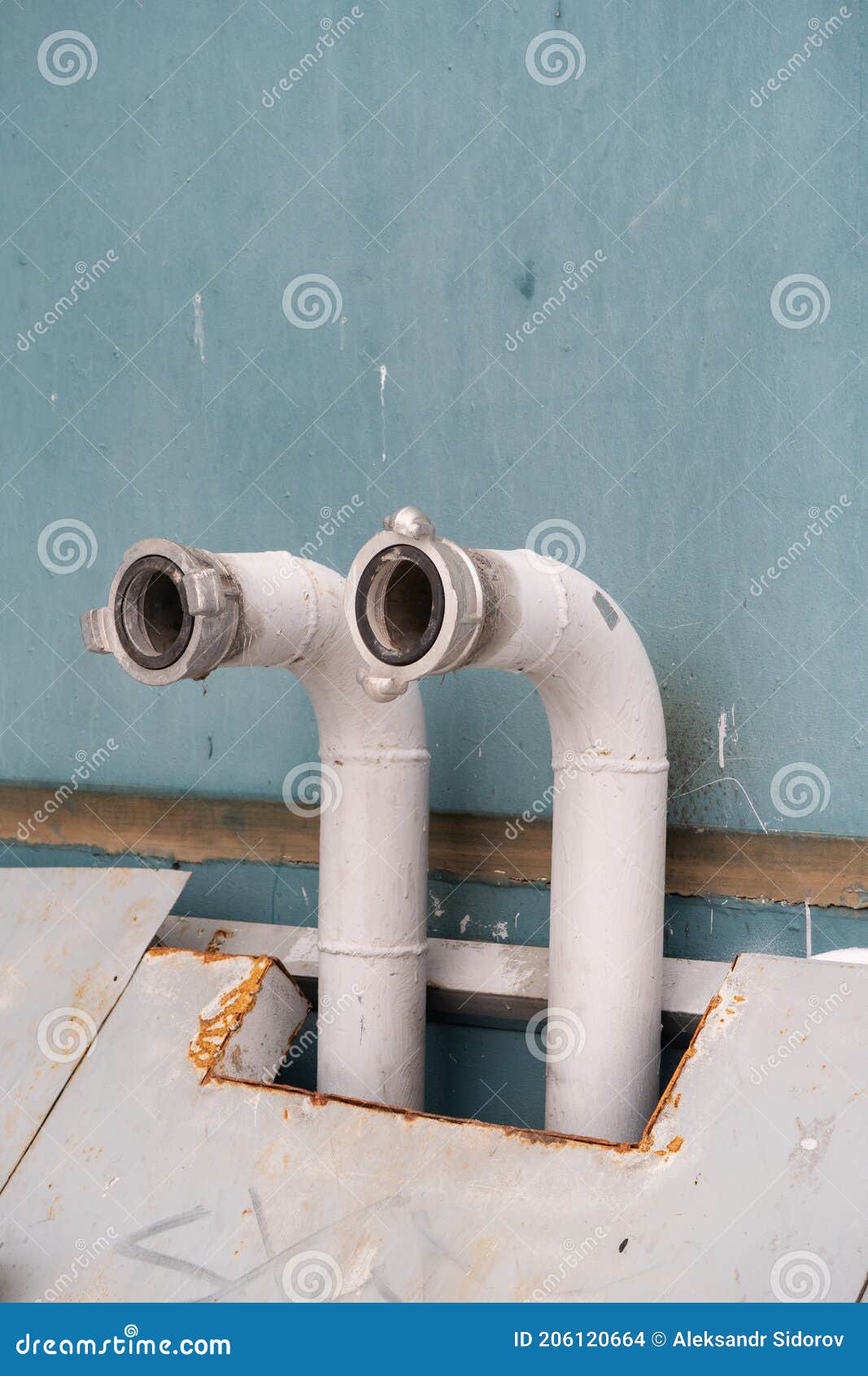 Pipes of the Communication System of a Large Residential Building ...