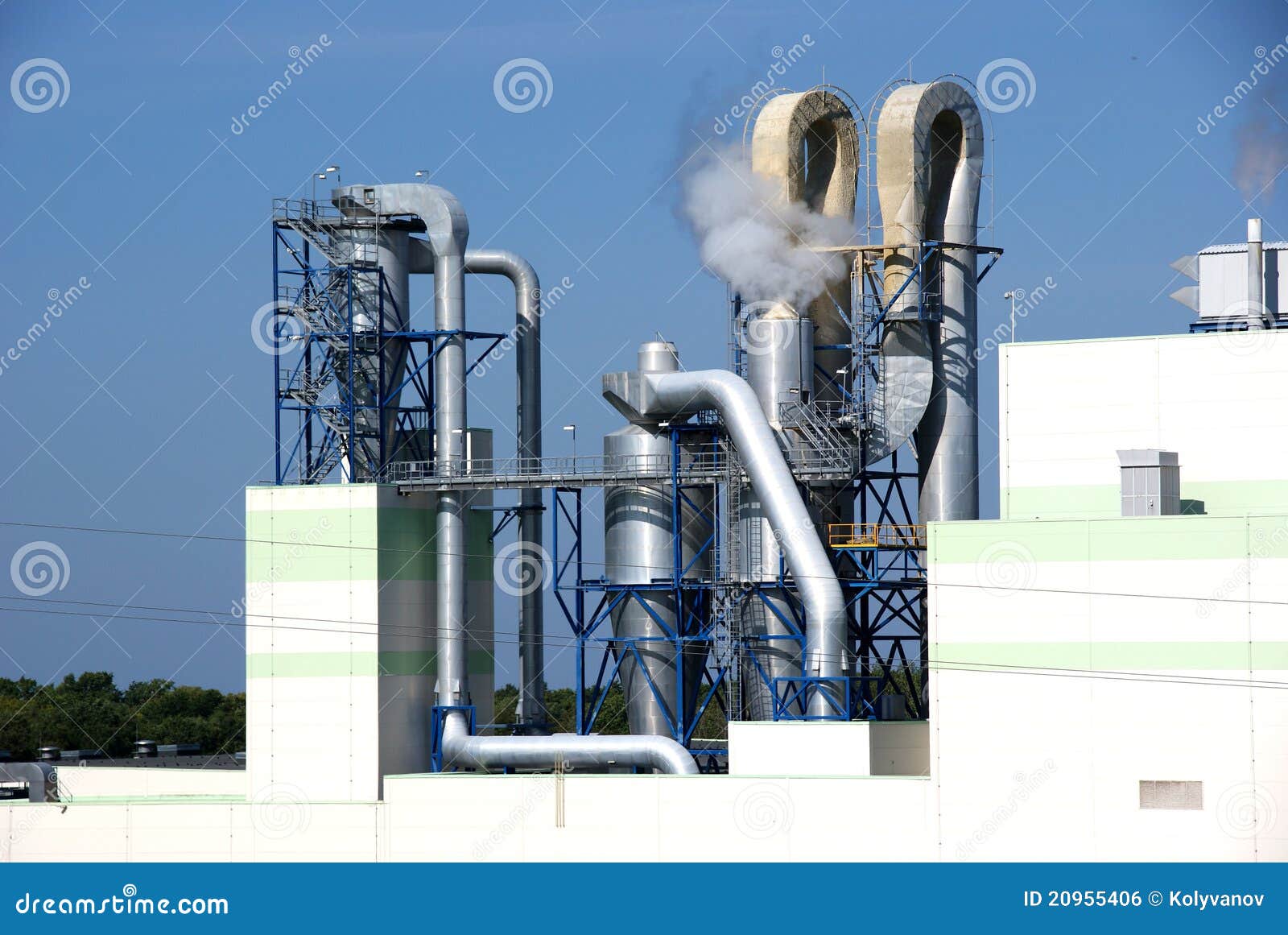 Pipes of a factory stock photo. Image of power, pipes - 20955406
