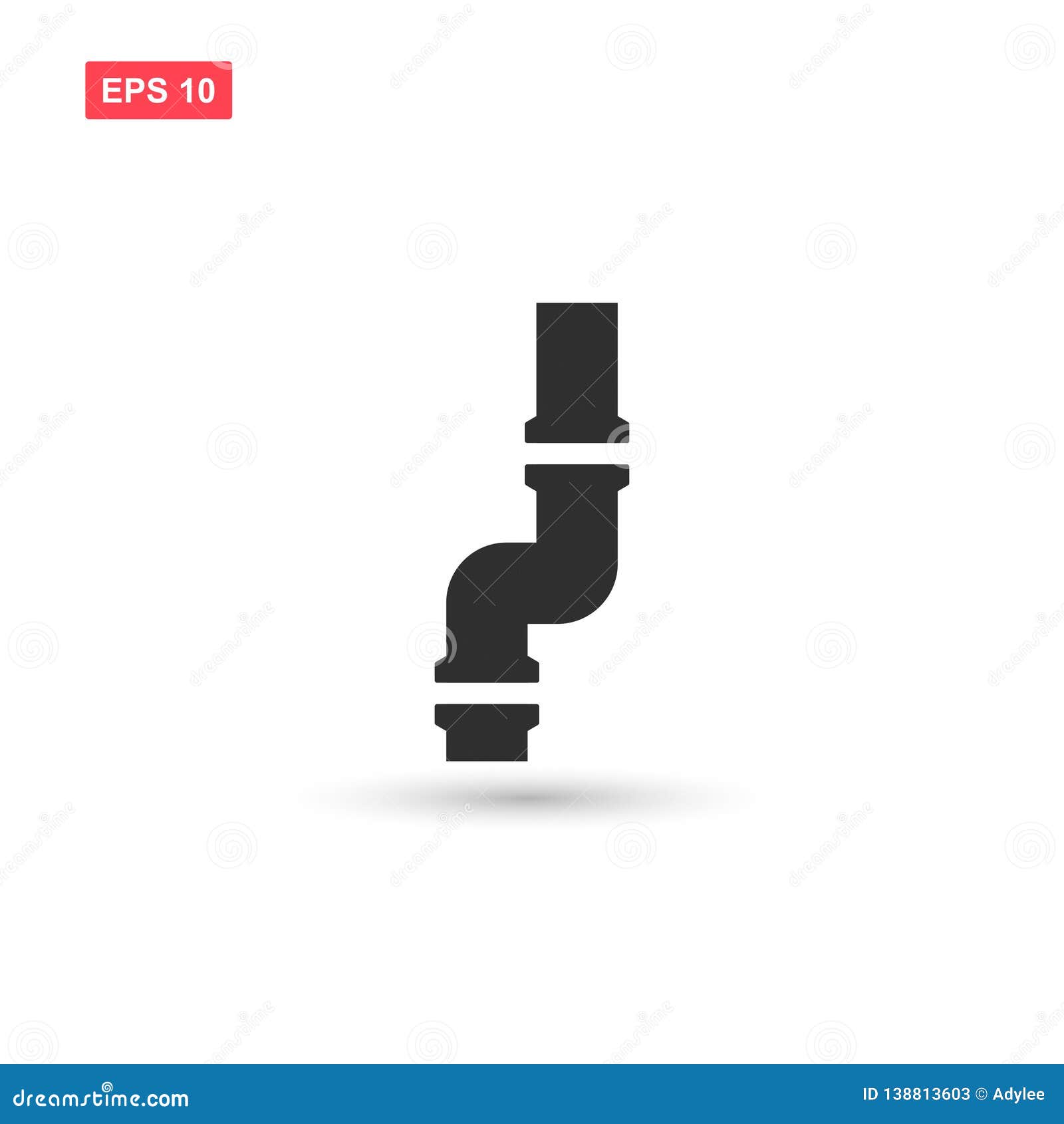 Pipes Icon Vector Design Isolated 4 Stock Vector - Illustration of ...