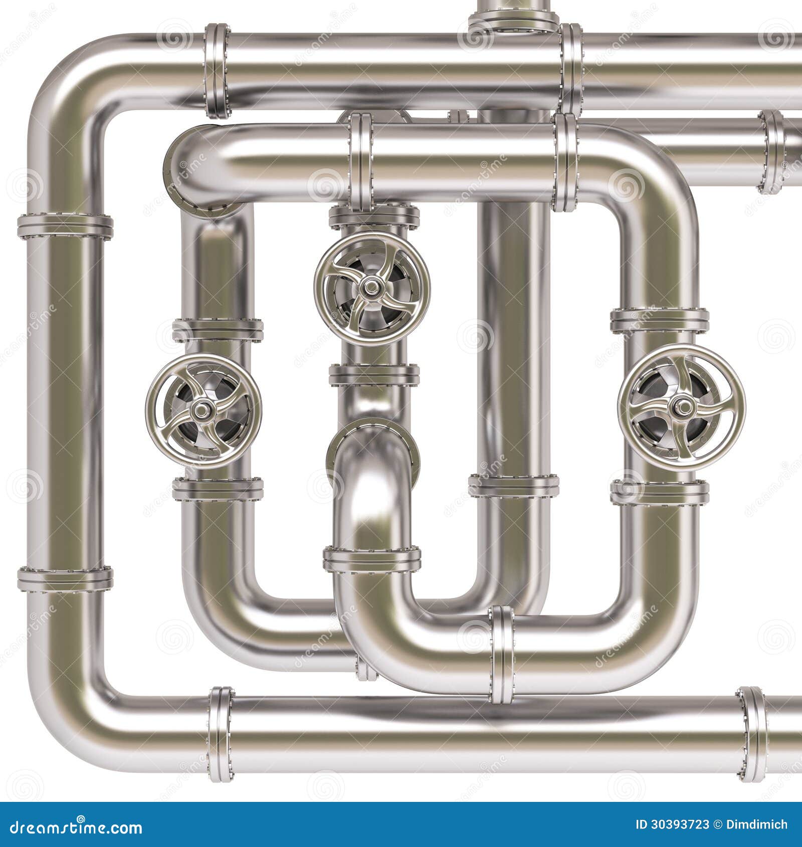 Maze Of Pipes Background Stock Photo | CartoonDealer.com #51349500