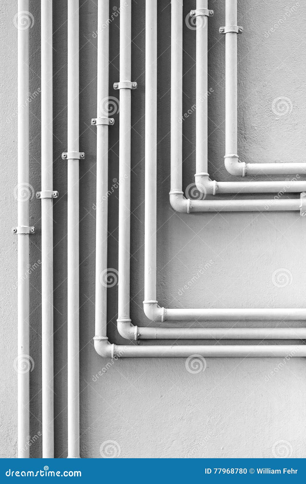 Pipes in Pattern stock photo. Image of parallel, vertical - 77968780