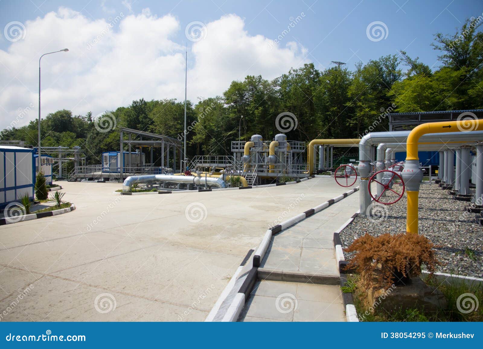 Pipes of power plant stock image. Image of construction - 38054295
