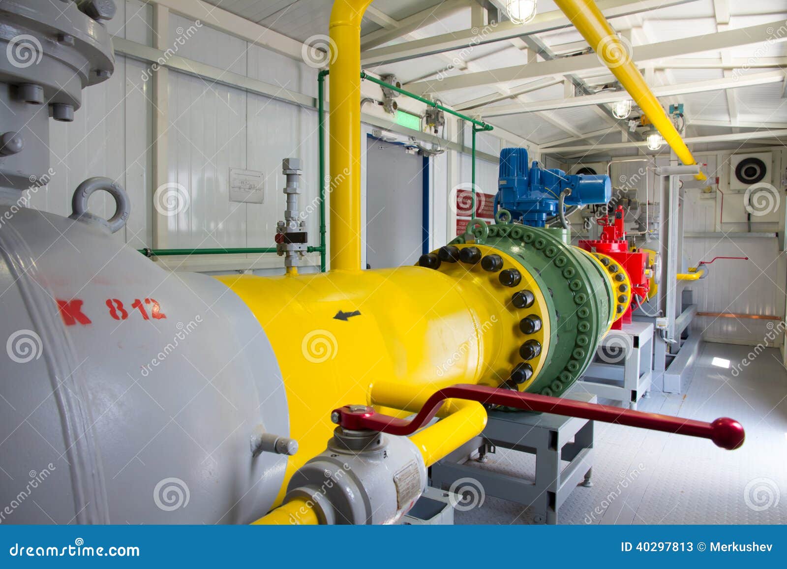 Pipes of power plant stock image. Image of engineering - 40297813