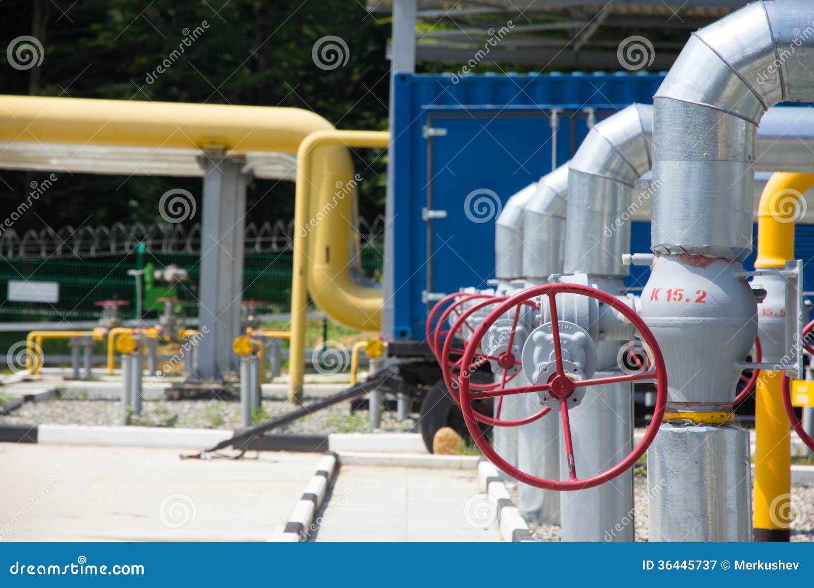 Pipes of Power Plant and Valve Stock Image - Image of gasoline, plant ...