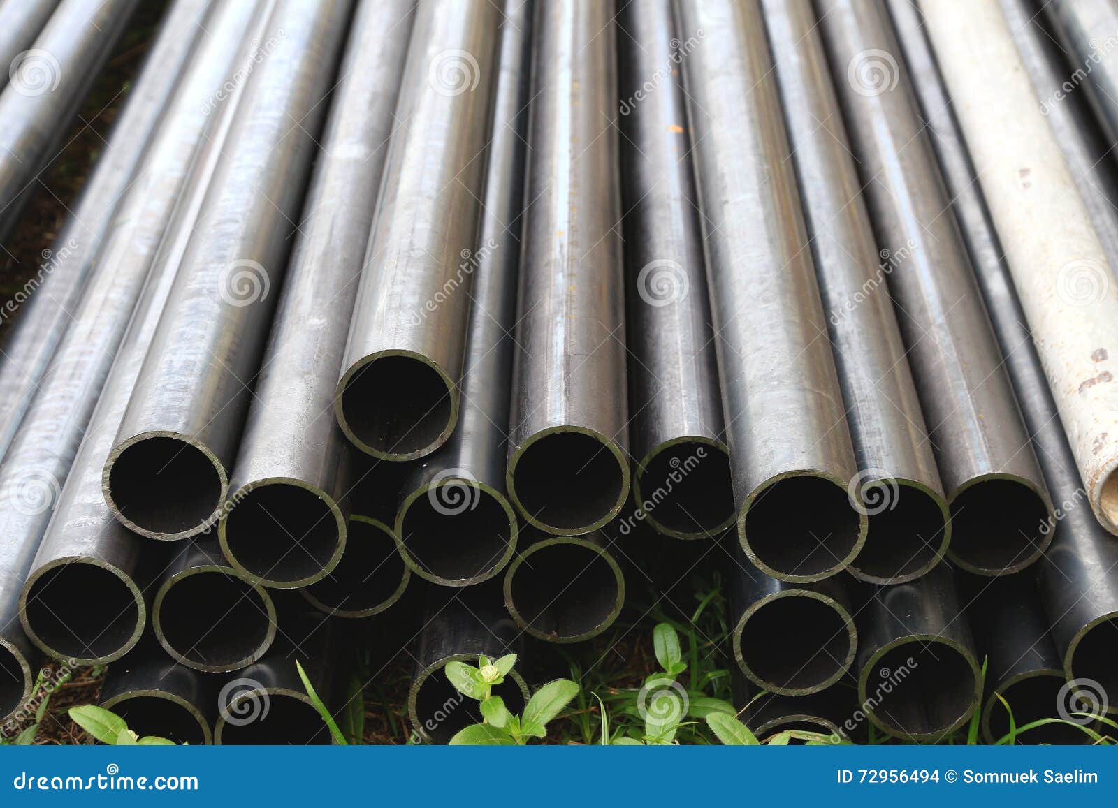 Pipes Steel for Construction Stock Photo - Image of pipeline, business ...