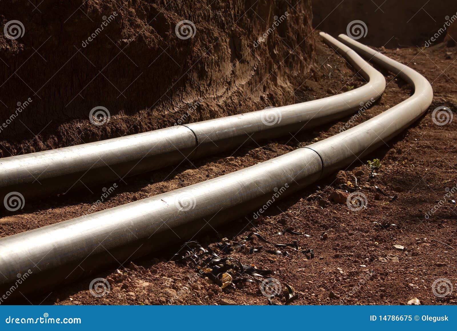 Pipes synthetic pipeline stock image. Image of synthetic - 14786675