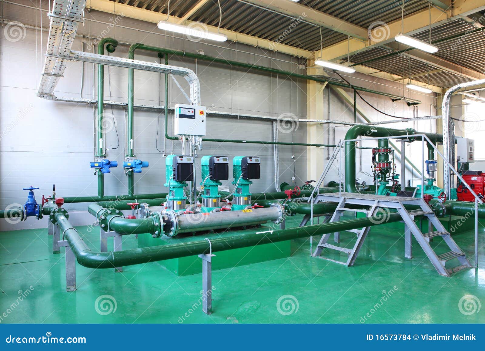 Pipes, Tubes, Machinery at Factory Stock Photo - Image of motor ...